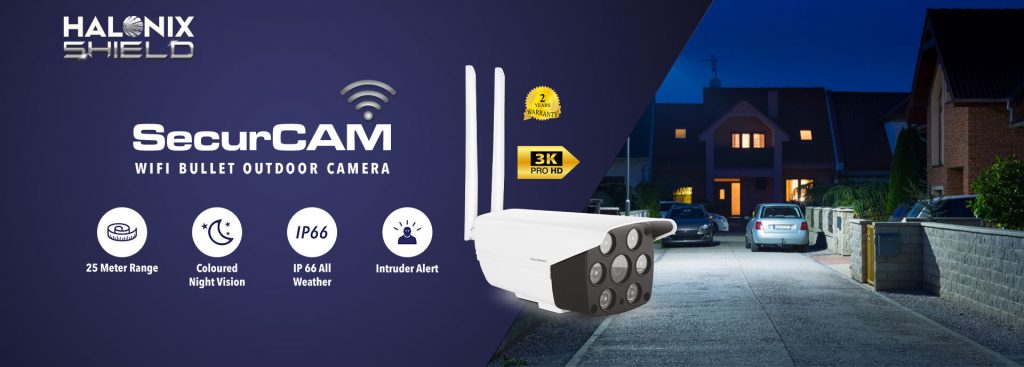 WiFi Bullet Outdoor Camera - Halonix